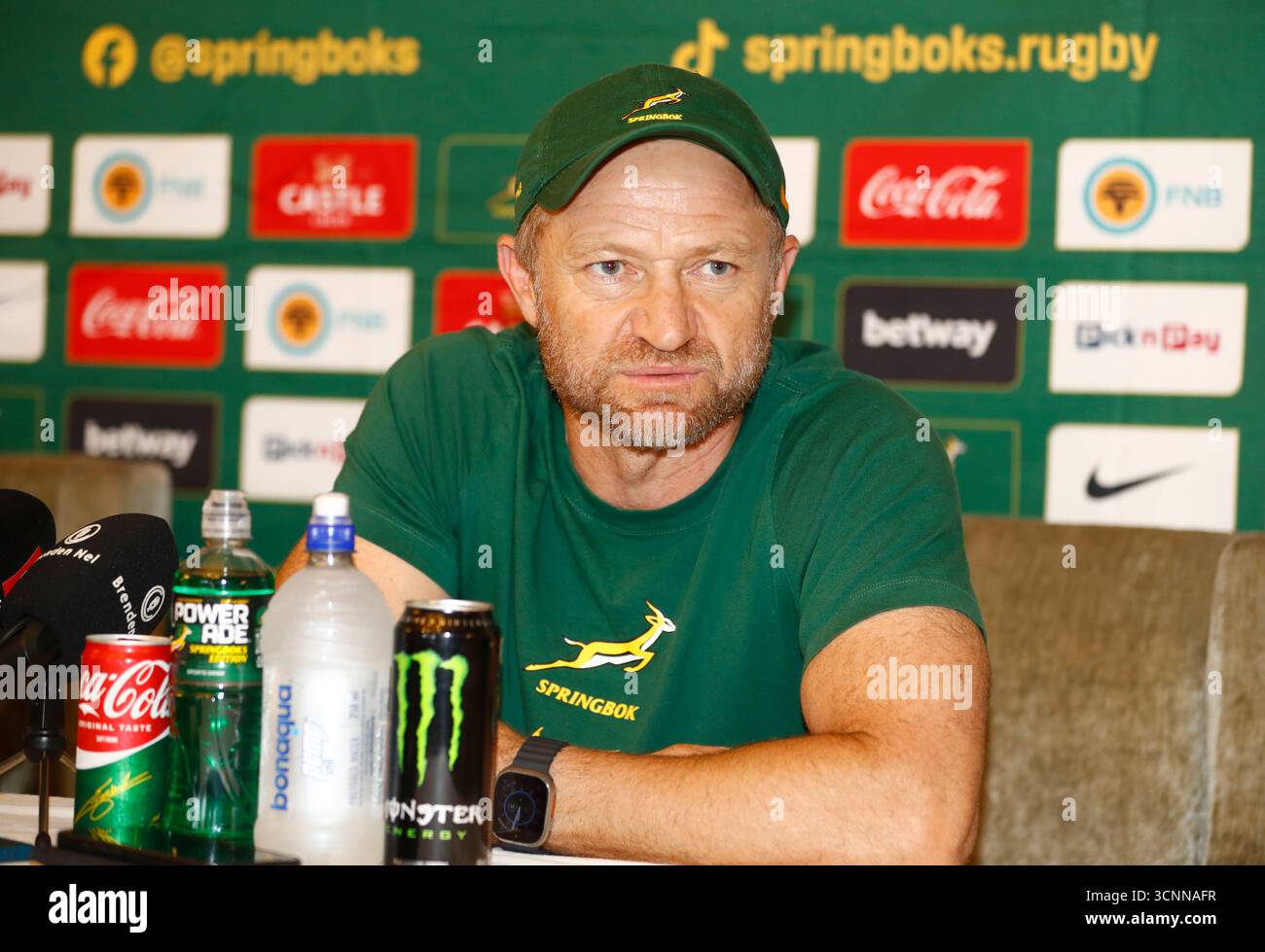 Tony Brown (Attack Coach) of South Africa during The Rugby Championship ...