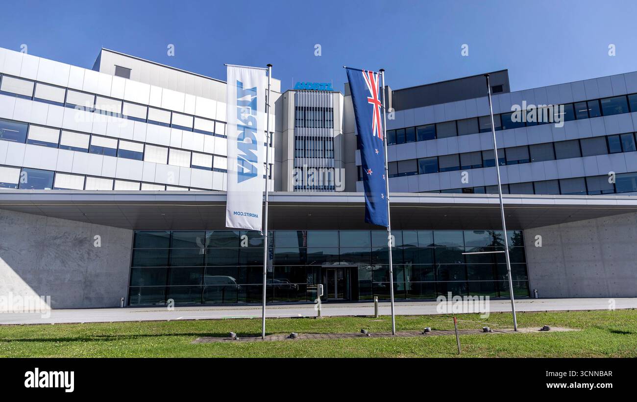 Andritz AG, Maschinen- und Anlagenbau, Hauptsitz in Graz, Steiermark ...