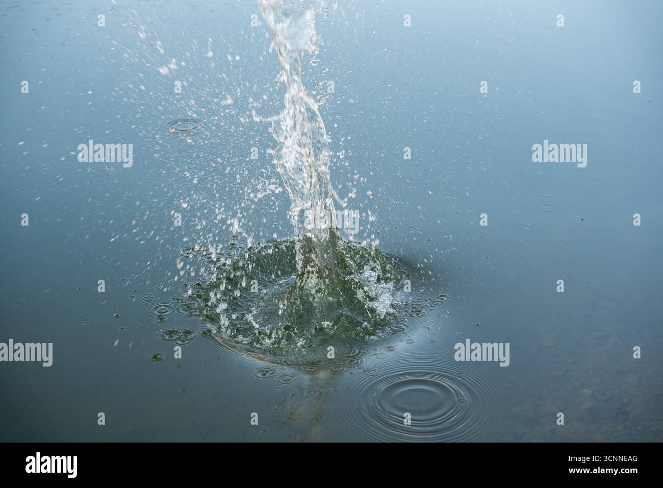 Circular water ripples bubbles hi-res stock photography and images - Alamy