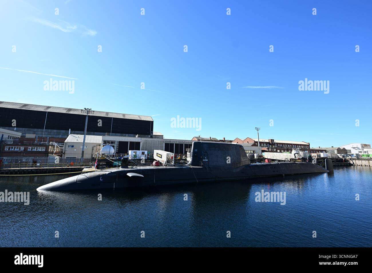HMS Agamemnon, part of the Astute Class of nuclear-powered submarines ...