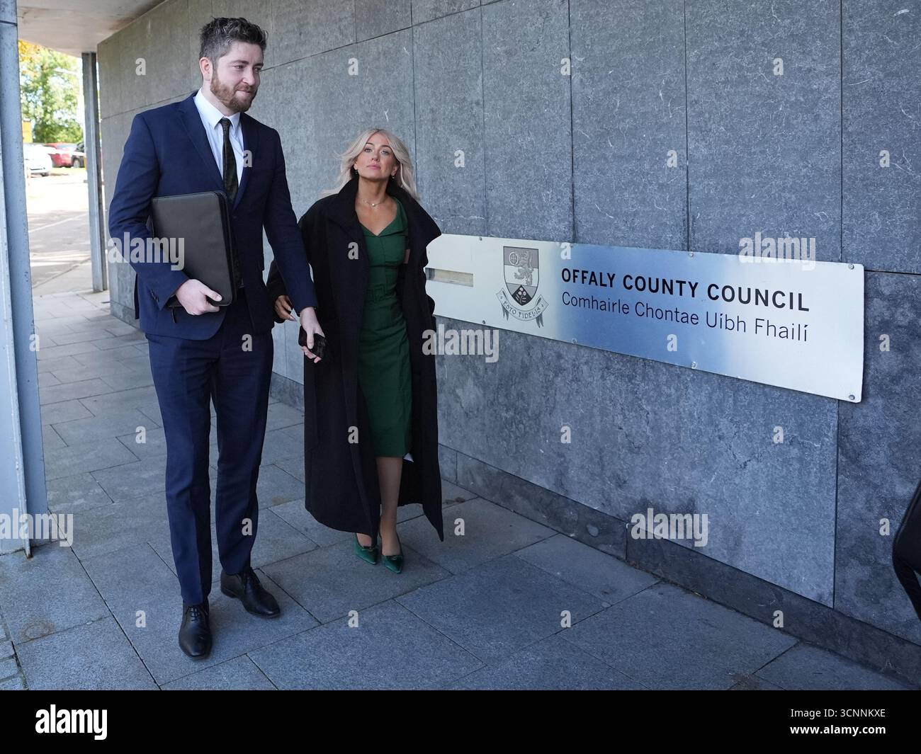 Gareth Sheridan an independent presidential candidate, arriving with ...
