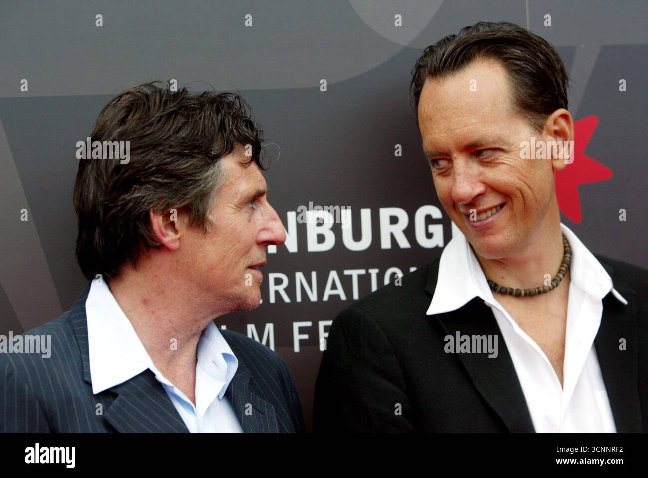 Gabriel Byrne and Richard E Grant at the premiere of 'Wah Wah' as part ...