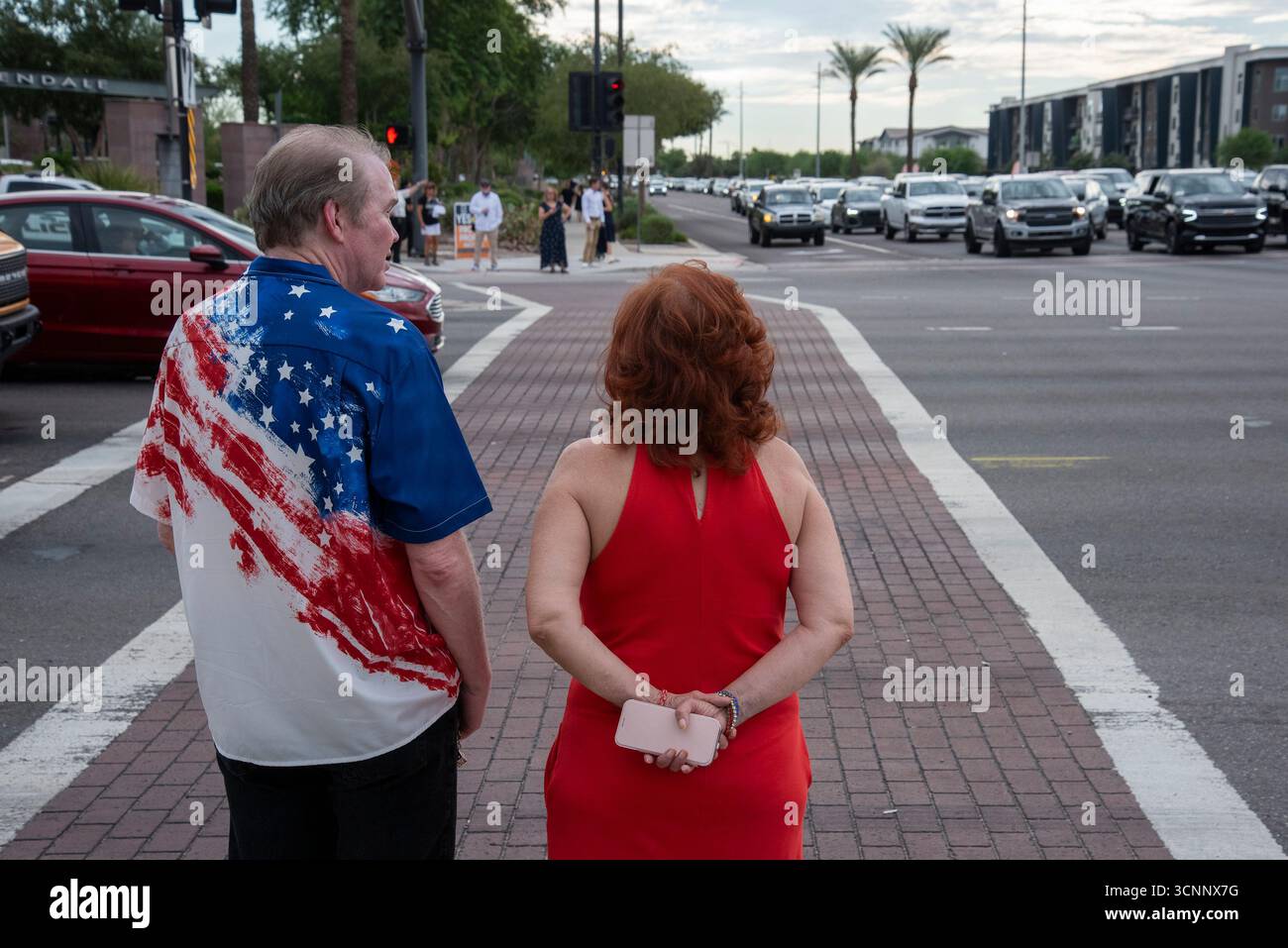 Attendees at the Charlie Kirk memorial brave long lines, longer waits ...