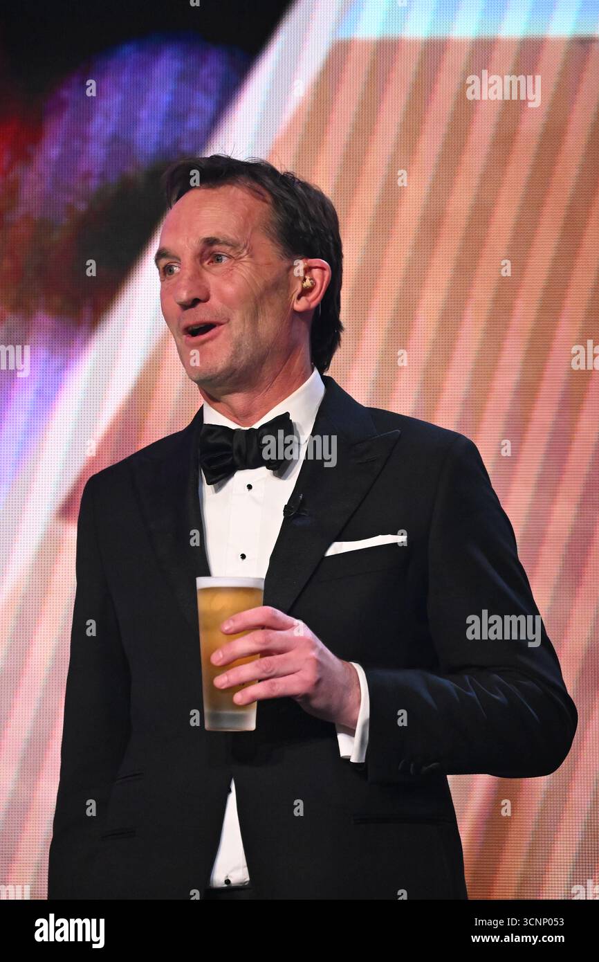 AFL CEO Andrew Dillon looks on during the 2025 Brownlow Medal ceremony ...