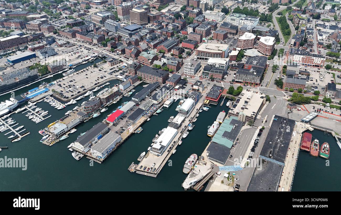 Old Port, Portland, Maine, USA Stock Photo - Alamy