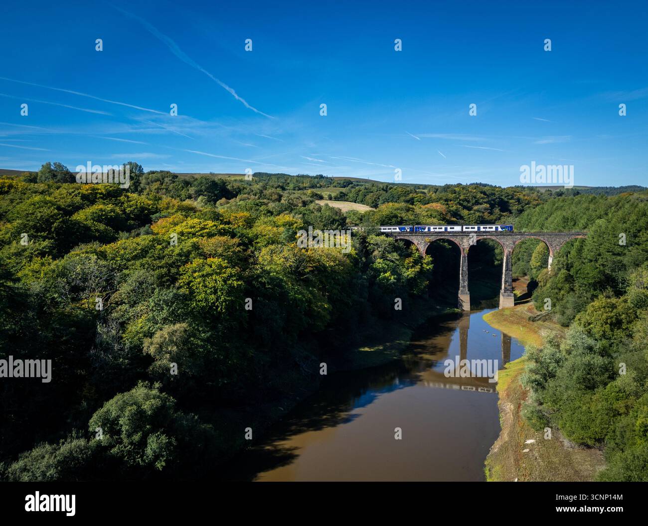 Bolton, Lancashire, UK. Monday September 22, 2025. Aerial views of ...