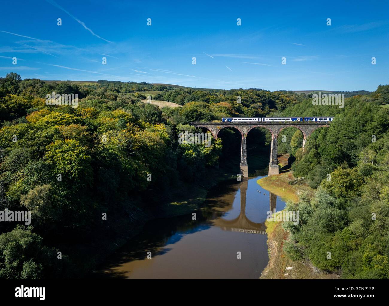 Bolton, Lancashire, UK. Monday September 22, 2025. Aerial views of ...