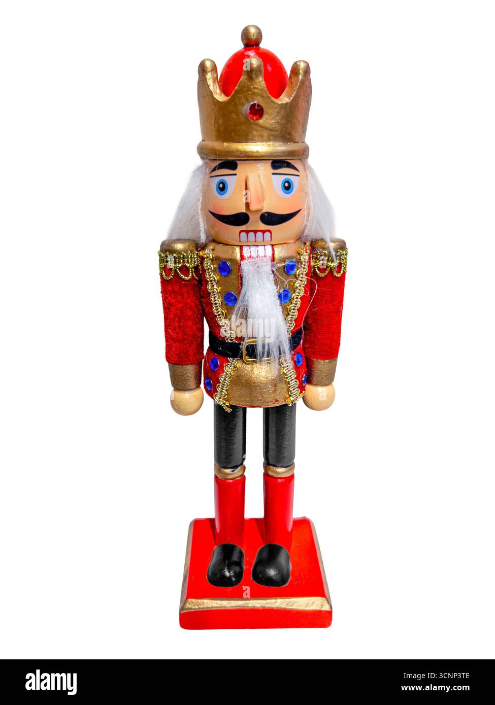 Nutcracker king Wearing A Old Military Style Uniform. A traditional ...