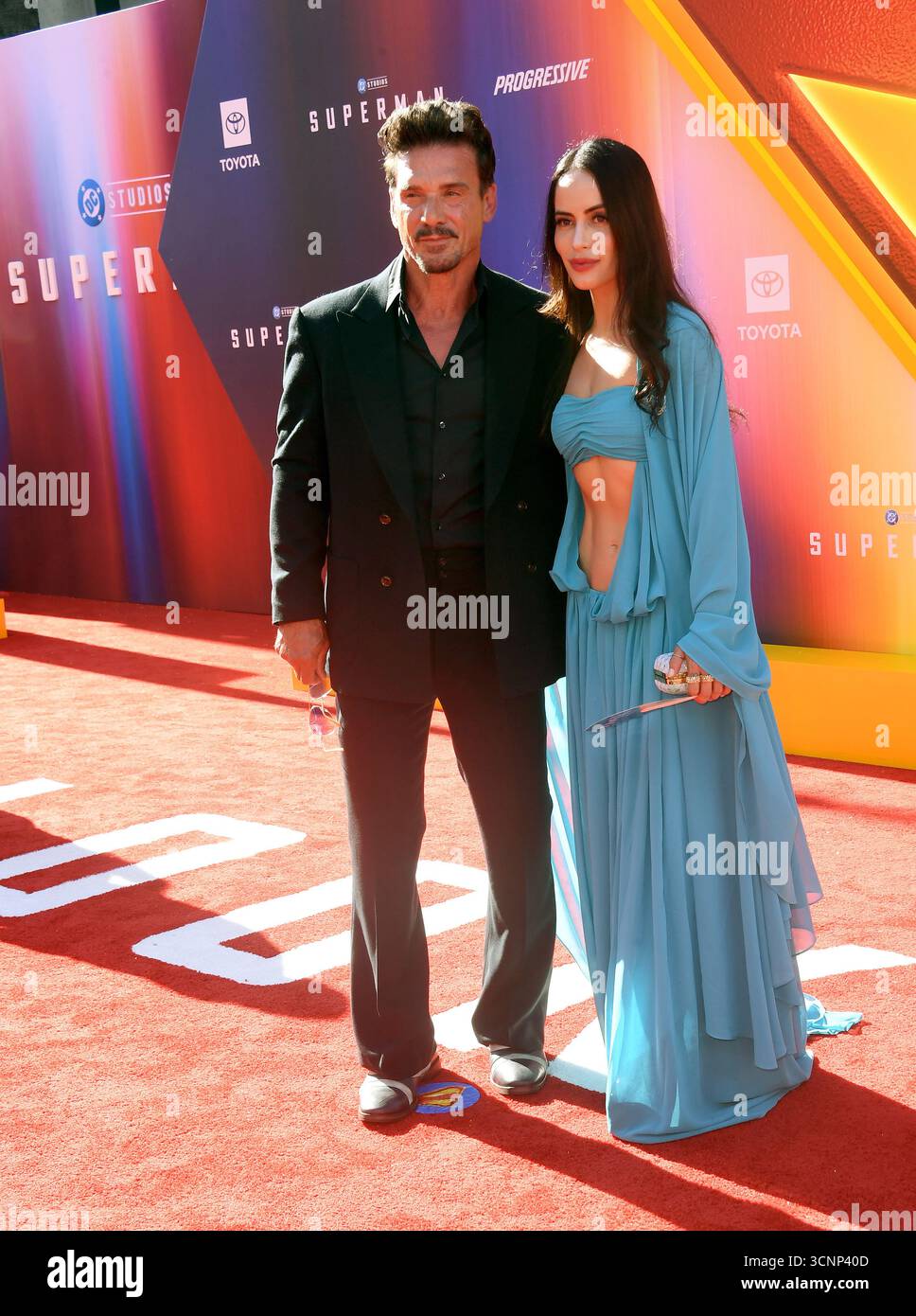 Actor Frank Grillo and San Nardi attend the Premiere of Warner Bros ...