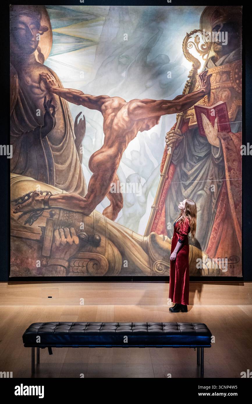 London, UK. 22nd Sep, 2025. The Last Idols by Jean Delville, estimate £ ...