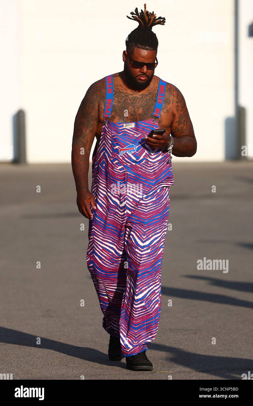 Buffalo Bills Jordan Phillips arrives at the stadium before an NFL ...