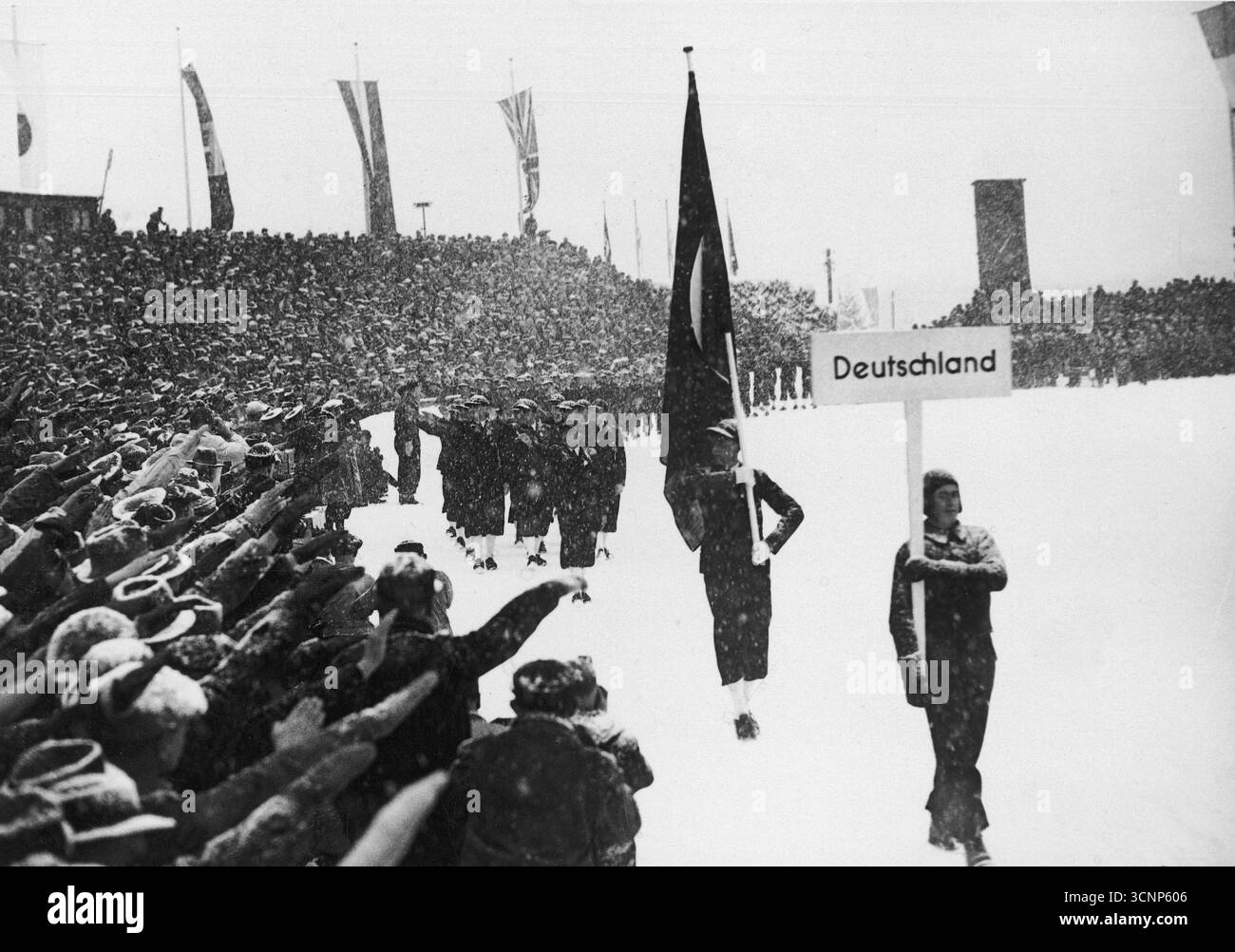 German winter olympics Black and White Stock Photos & Images - Alamy