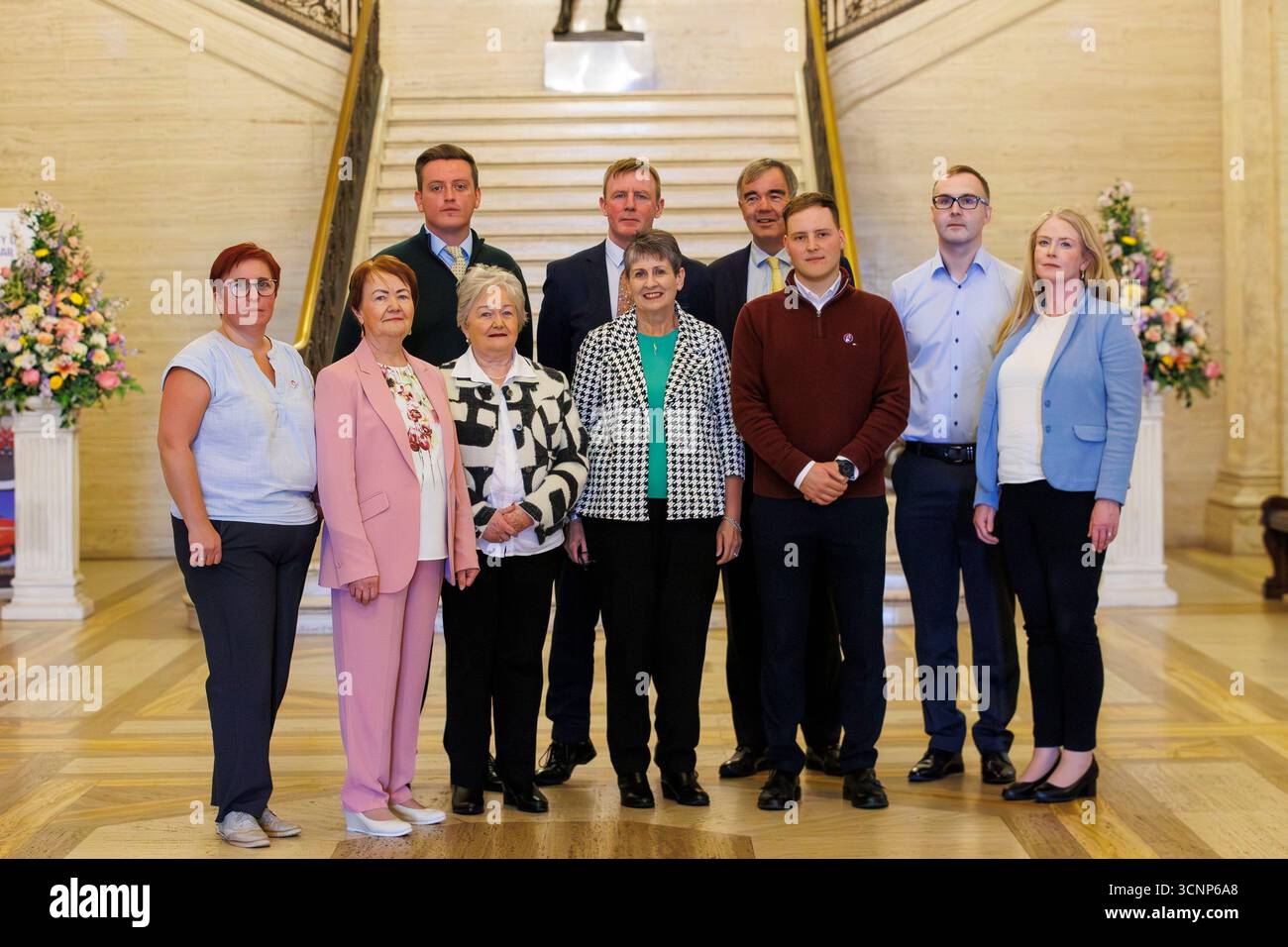 Anne Garvey (2nd left) and Marie Garvey (4th left) the aunts of Co ...