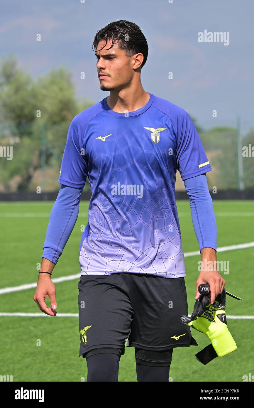 Nicolo' Pannozzo (SS Lazio) at warm-up of the match of Primavera 1 ...