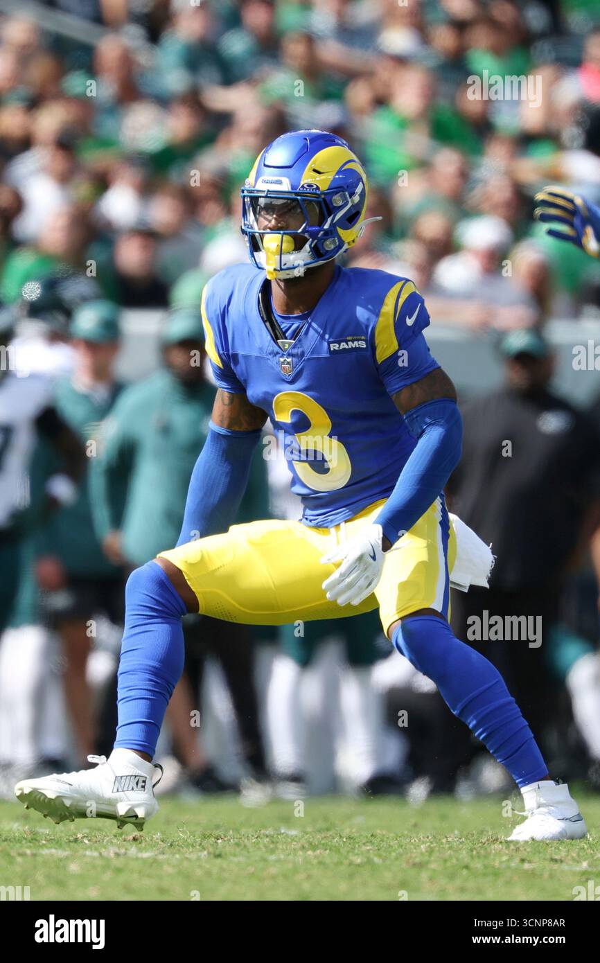 Los Angeles Rams safety Kam Curl (3) in action during the first half of ...