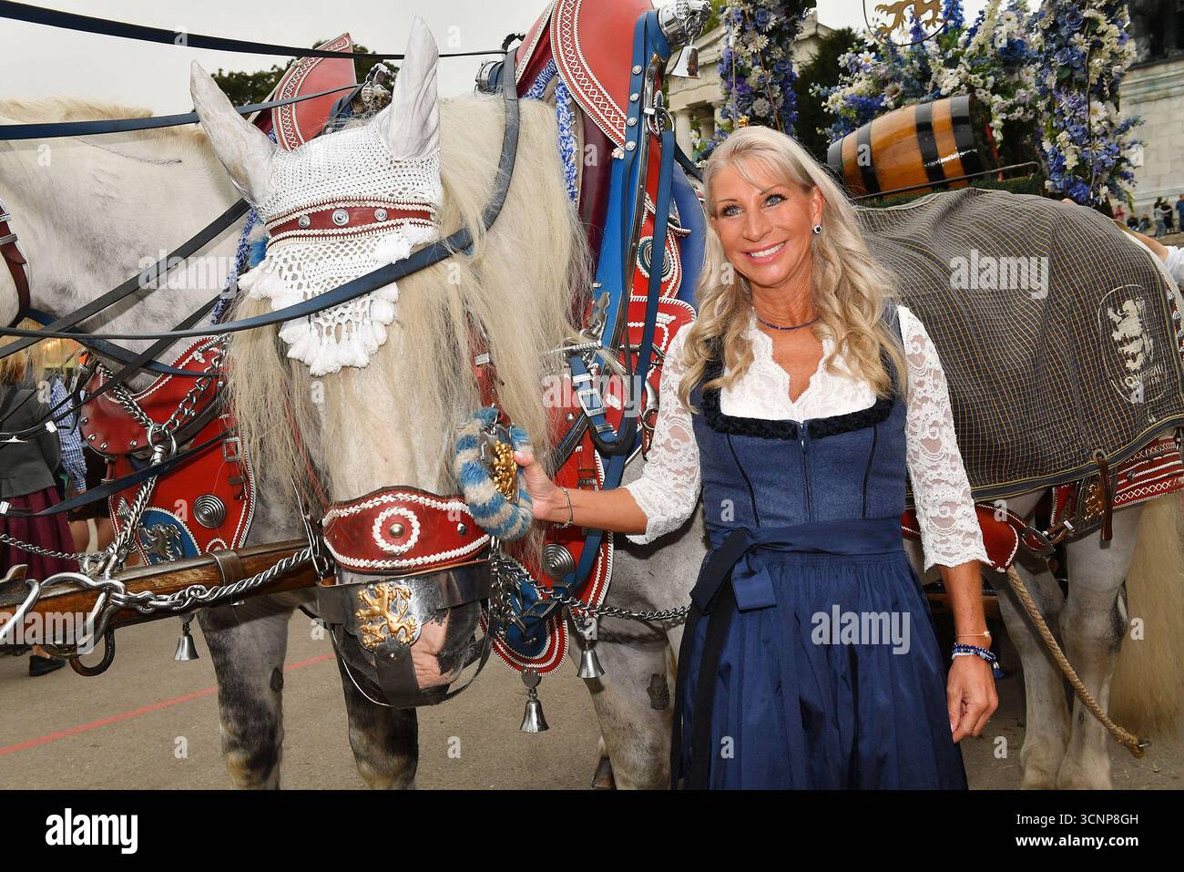 Karin Baumueller-Soeder arrives at Damenwiesn Event at Theresienwiese ...