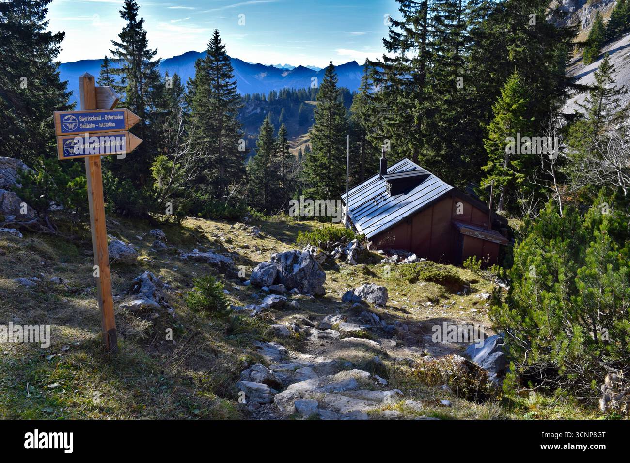 Mangfallgebirge: Wendelstein, Aussichtspunkt Gacher Blick, Blick auf ...