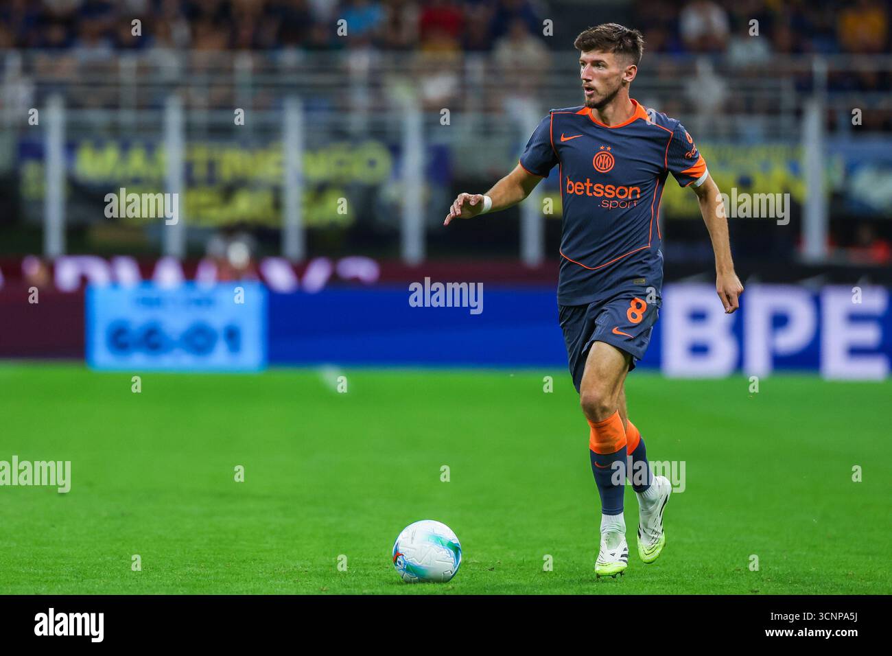 Petar Sucic of FC Internazionale seen in action during Serie A 2025/26 ...
