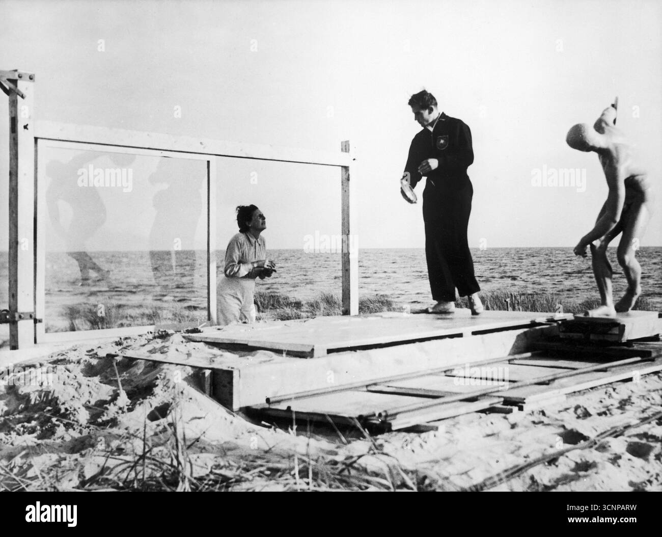 Famous German director Leni Riefenstahl during the filming of "Olympia ...