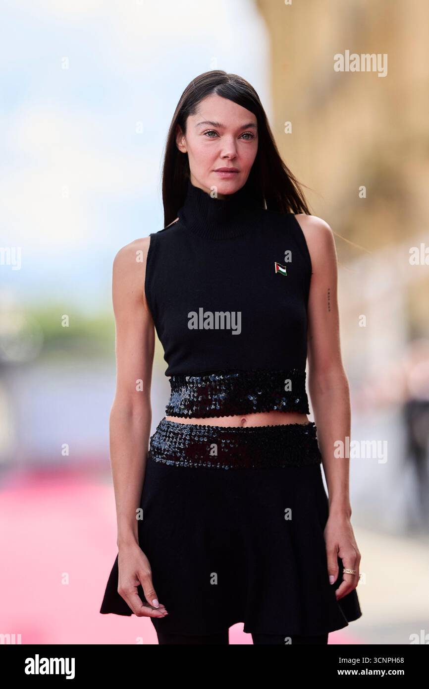 Ana Rujas attended 'La Grazia' Red Carpet during 73rd San Sebastian ...