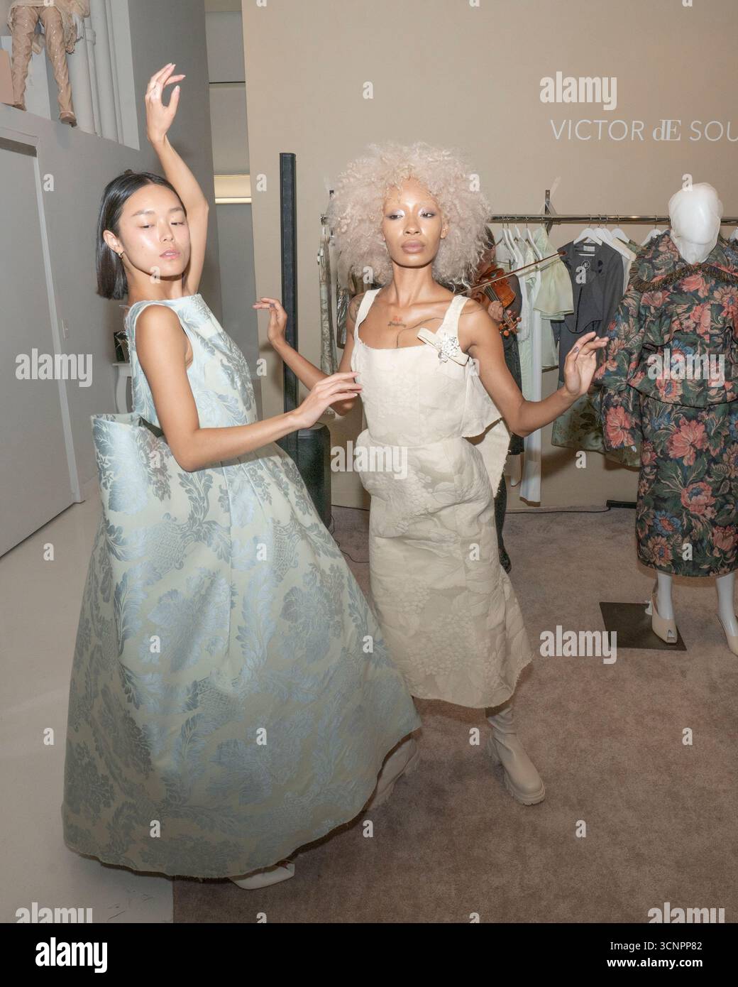 Minami Ando and Feturi Talaga attends Emanuel New York presents ...