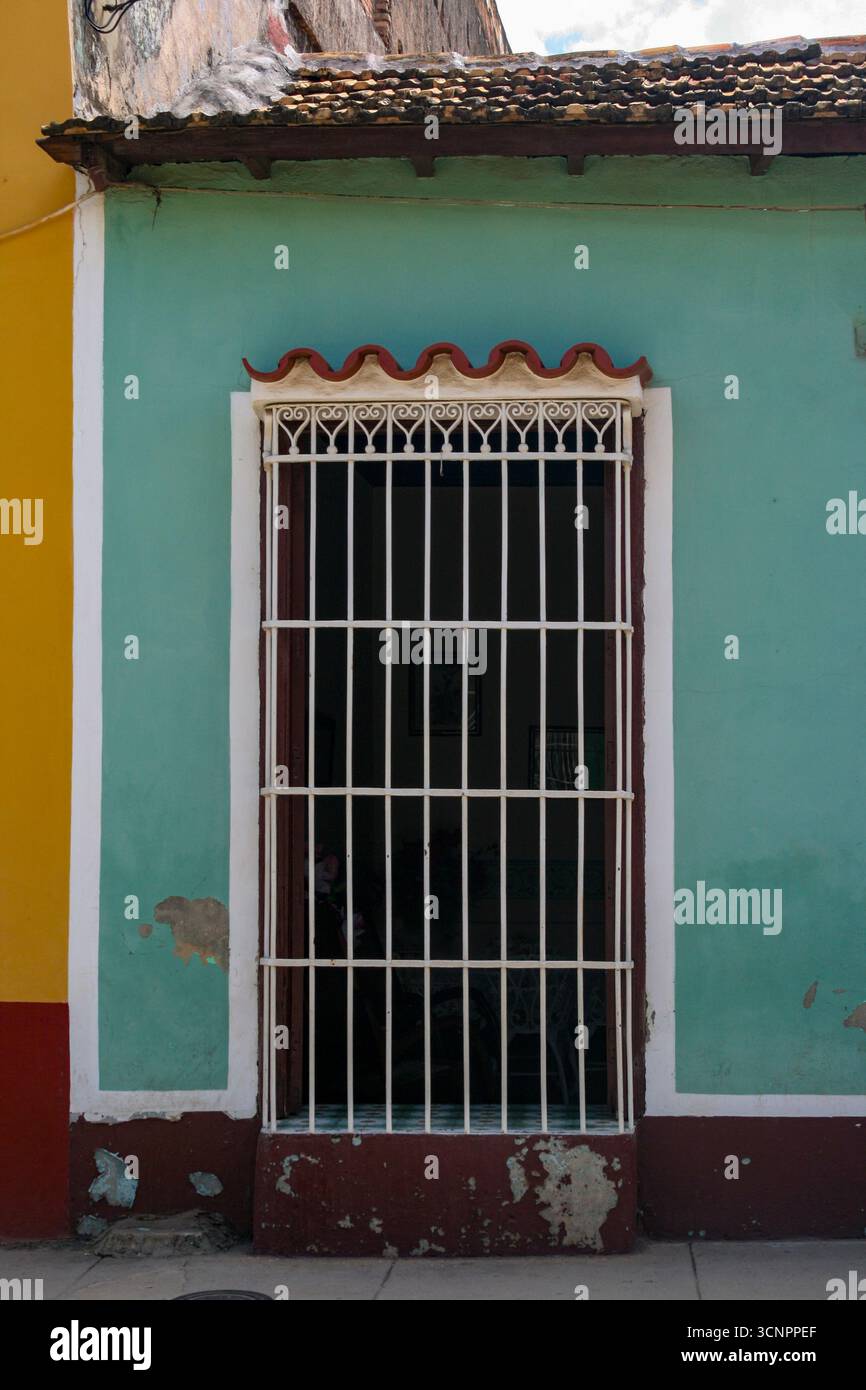 Cuba - Trinidad - Colonial Window - Traditional latticework design ...