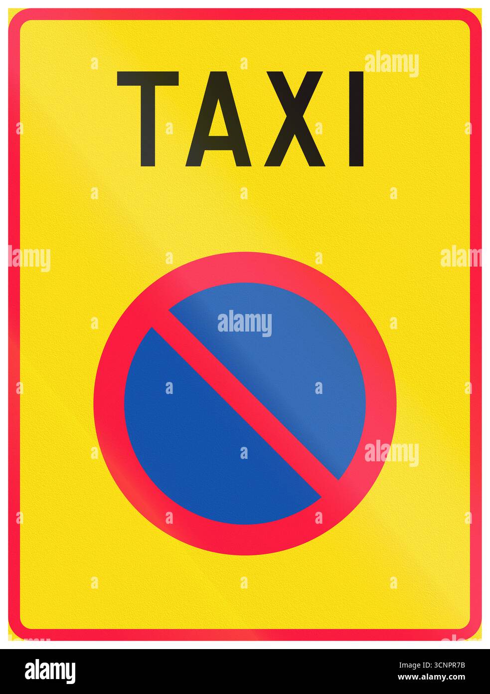 Historic road sign in Finland - Taxi waiting zone (1994-2020 Stock ...