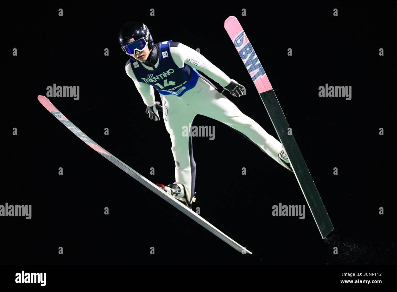 20th September 2025; Val di Fiemme, Italy: FIS Ski Jumping Large Hill ...