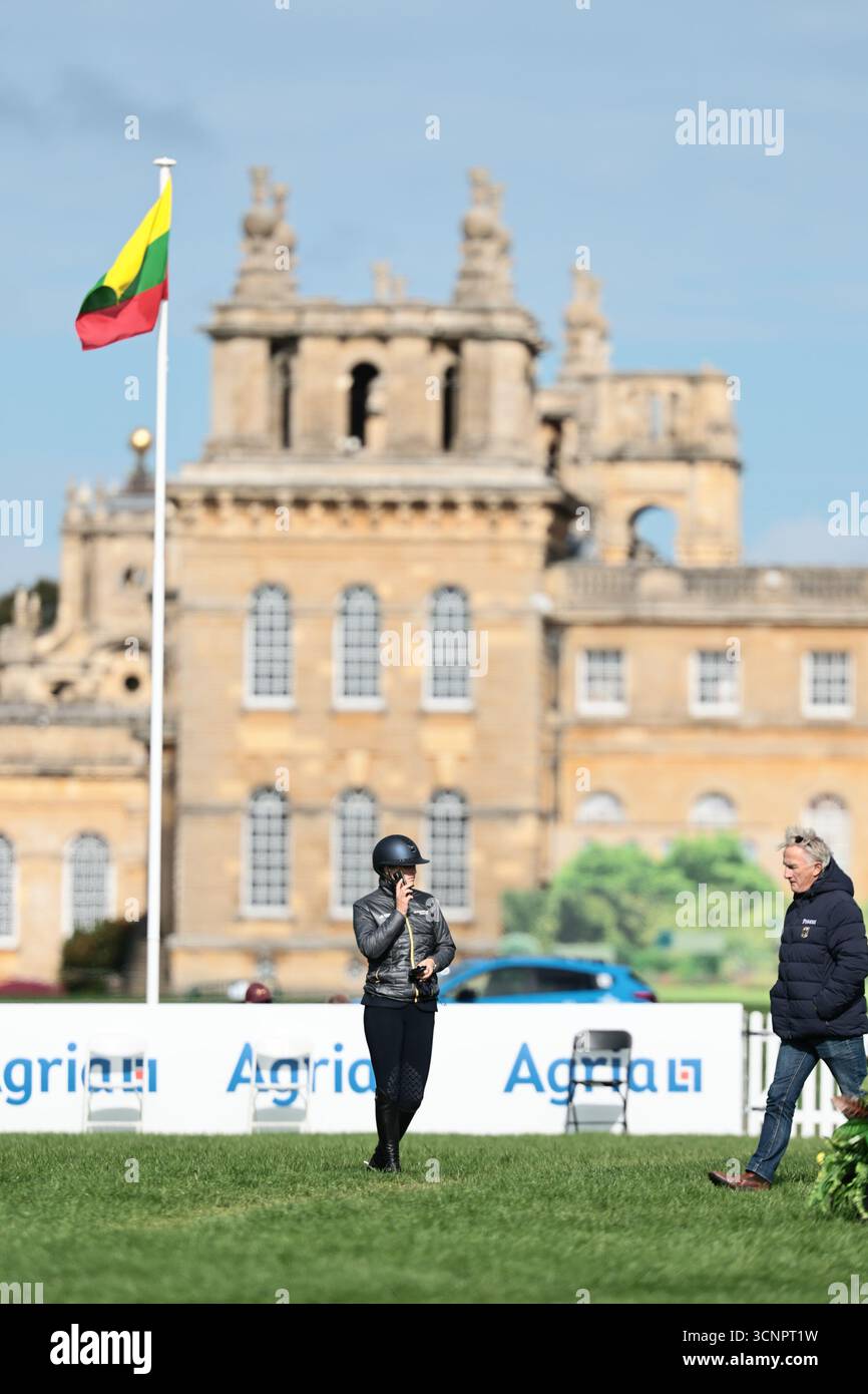 Libussa Lübbeke of Germany during the showjumping course walk at the ...