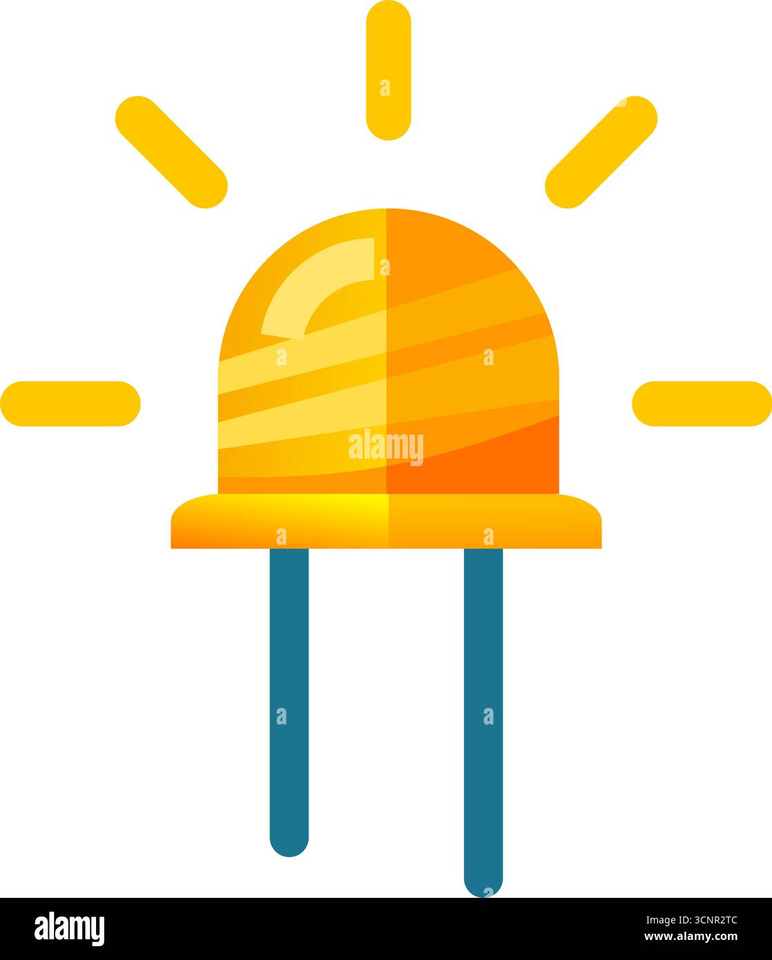 Light emitting diode - vector icon Stock Vector Image & Art - Alamy
