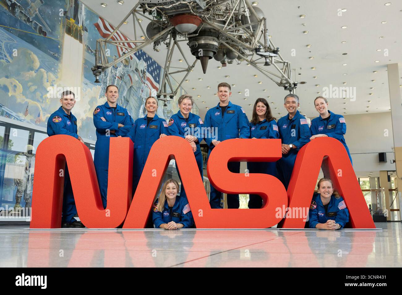 In this undated photo released by NASA, NASA's 10 newest astronauts ...