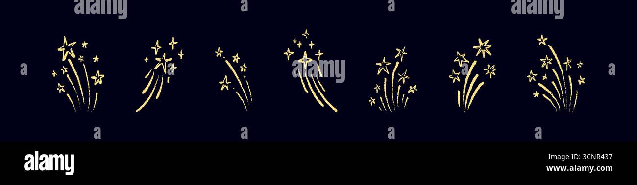 Set chalk drawings on Stock Vector Images - Alamy