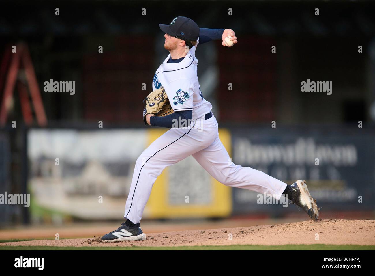 Asheville Tourists starting pitcher Dylan Howard (23) delivers a pitch ...