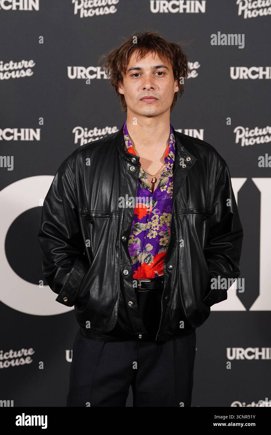 Frank Dillane arriving for the premiere of Urchin, at Picturehouse ...