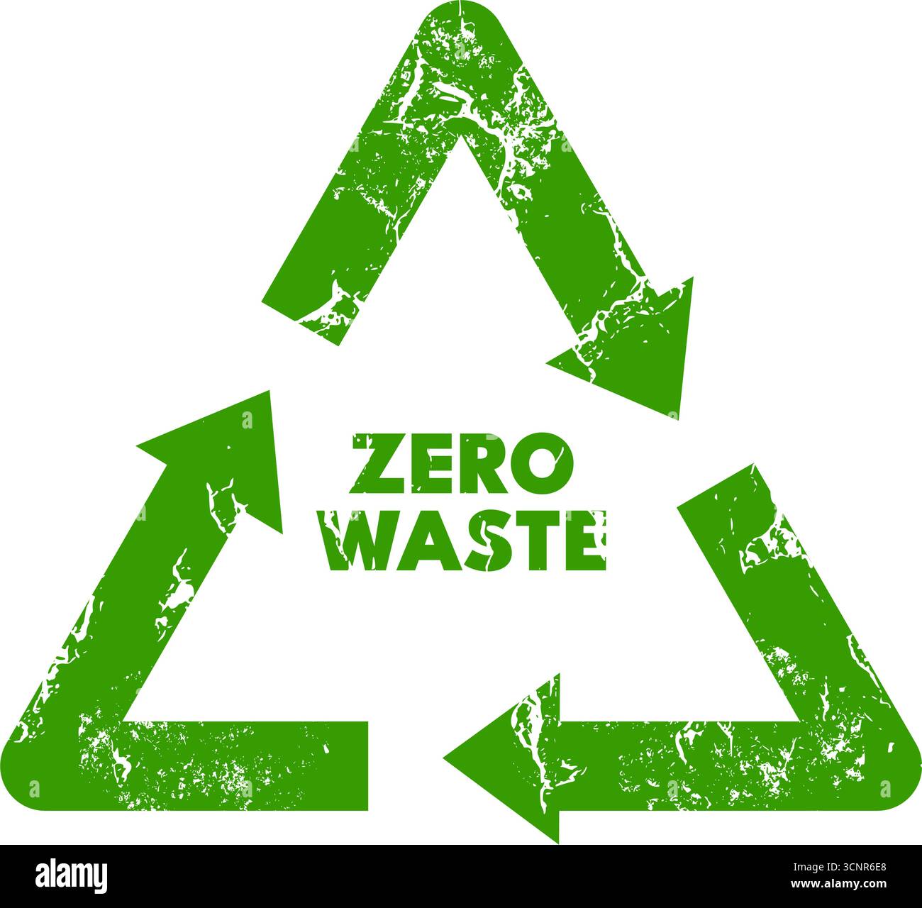 Zero waste recycling sign - vector icon Stock Vector Image & Art - Alamy