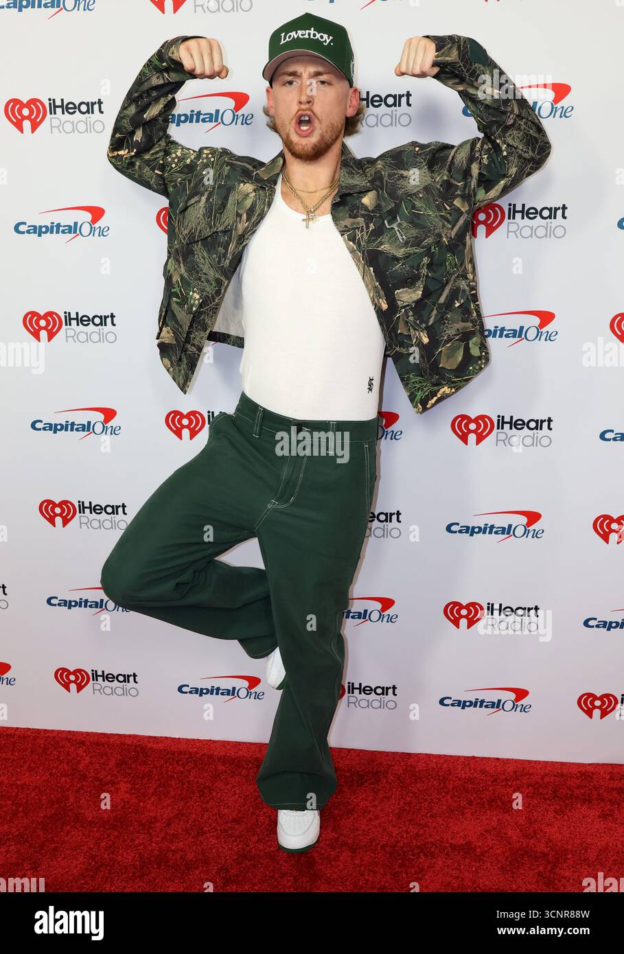 Bailey Zimmerman at the 2025 iHeartRadio Music Festival held at T ...