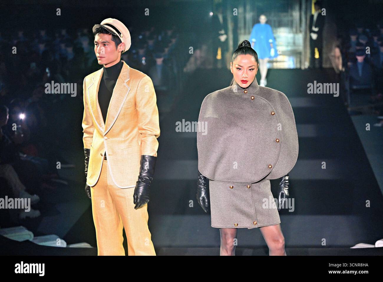 London, UK. 21st Sep, 2025. Chinese celebrity and model Hu Bing ...