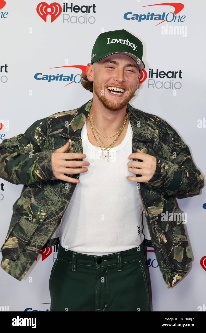 Bailey Zimmerman at the 2025 iHeartRadio Music Festival held at T ...