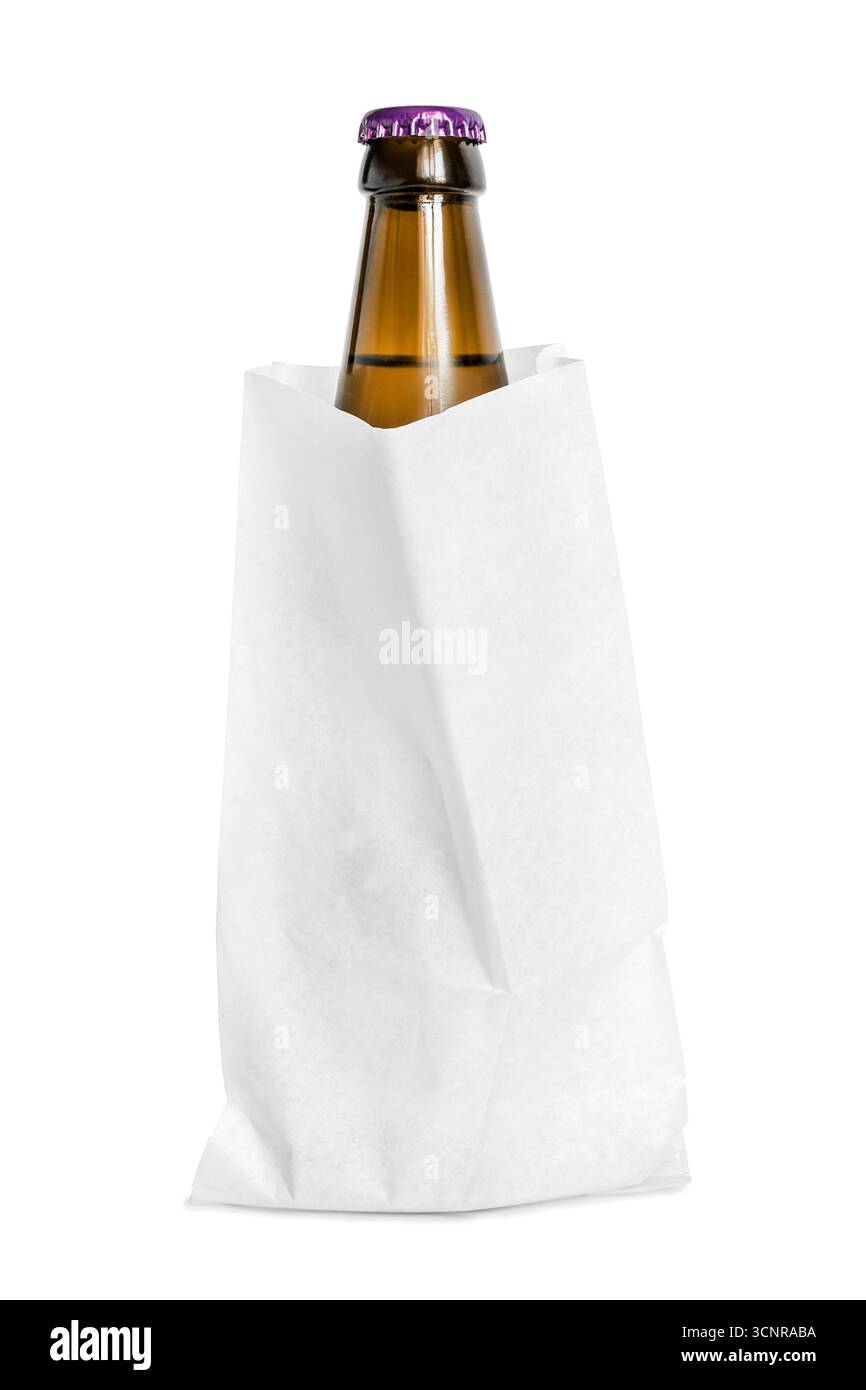 Paper beer package on Cut Out Stock Images & Pictures - Alamy