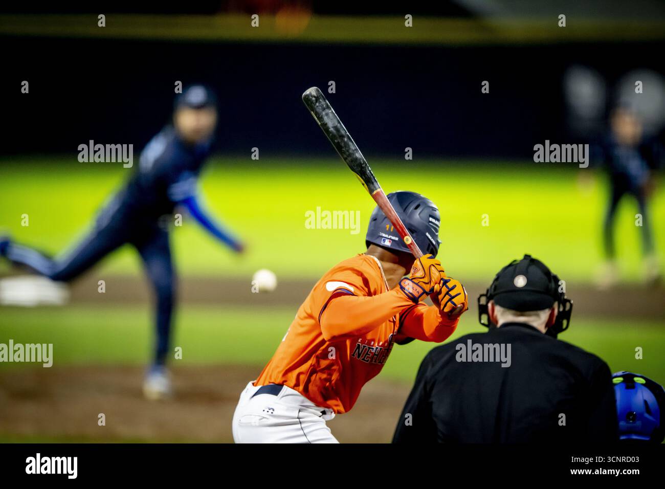 ROTTERDAM - Dutch baseball player DIDDER Ray-Patrick in action against ...
