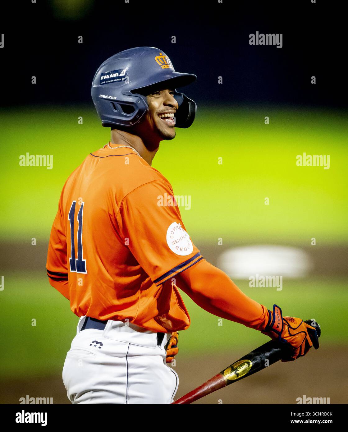 ROTTERDAM - Dutch baseball player DIDDER Ray-Patrick in action against ...