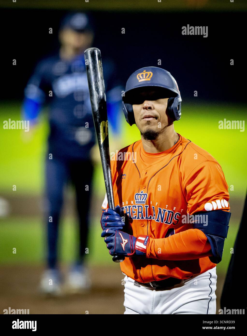 ROTTERDAM - Dutch baseball player TROMP Jiandido in action against ...