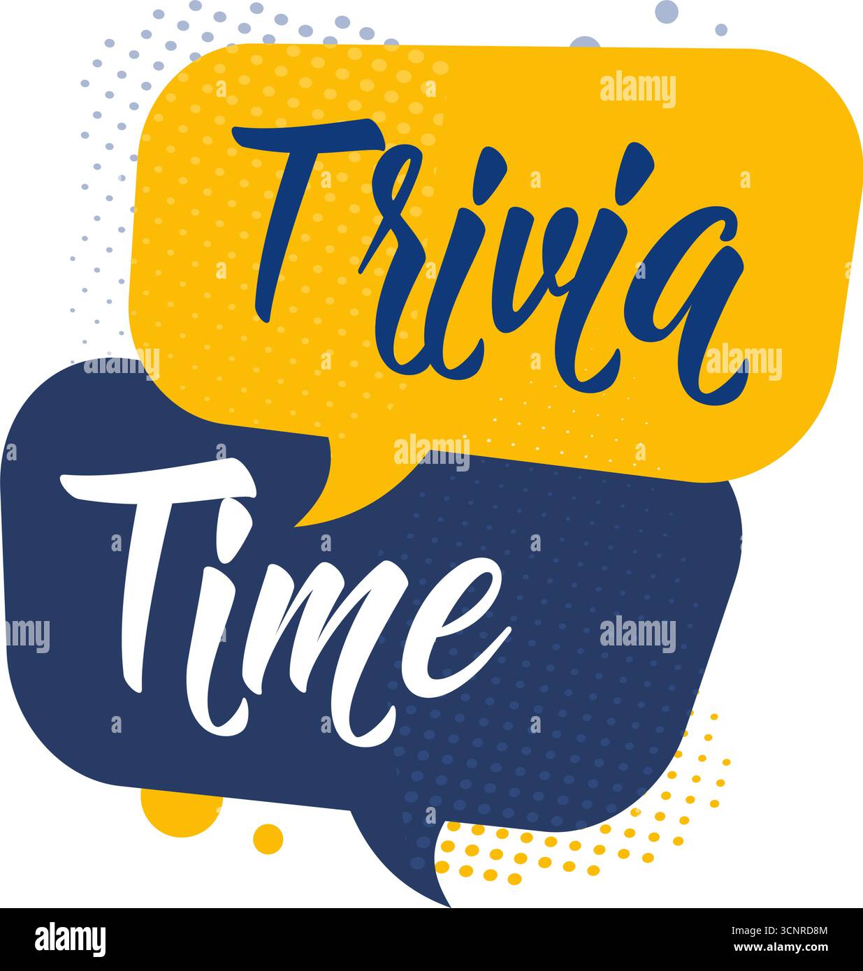 Trivia time speech bubbles Stock Vector Image & Art - Alamy