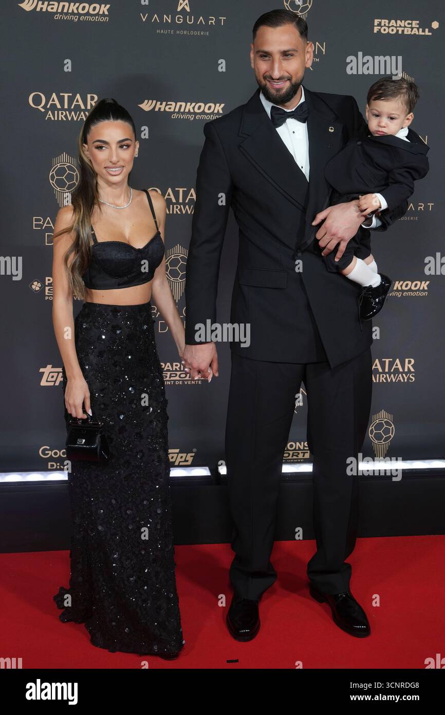 Gianluigi Donaruma arrives for the 69th Ballon d'Or (Golden Ball) award ...