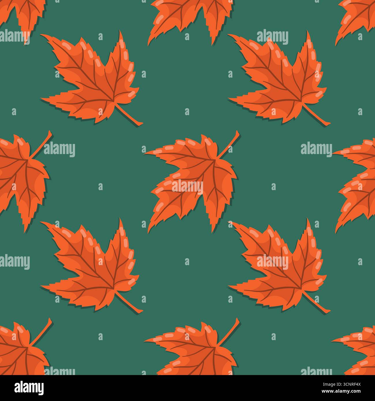 Acorn leaves green seamless Stock Vector Images - Alamy