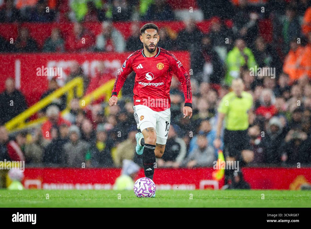 Manchester United forward Matheus Cunha (10) in action during the ...
