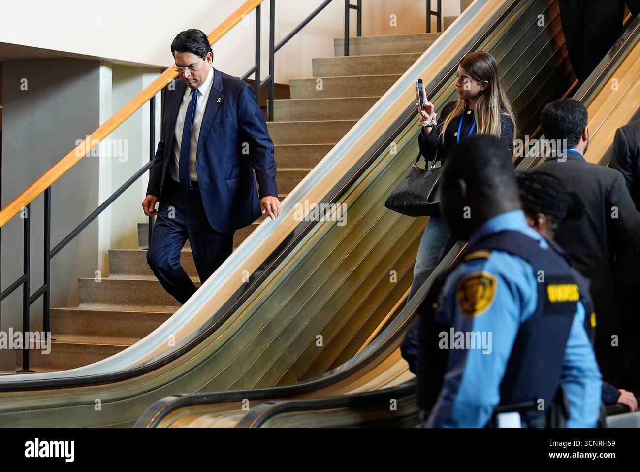 Israel's ambassador to the United Nations, Danny Danon, arrives to ...