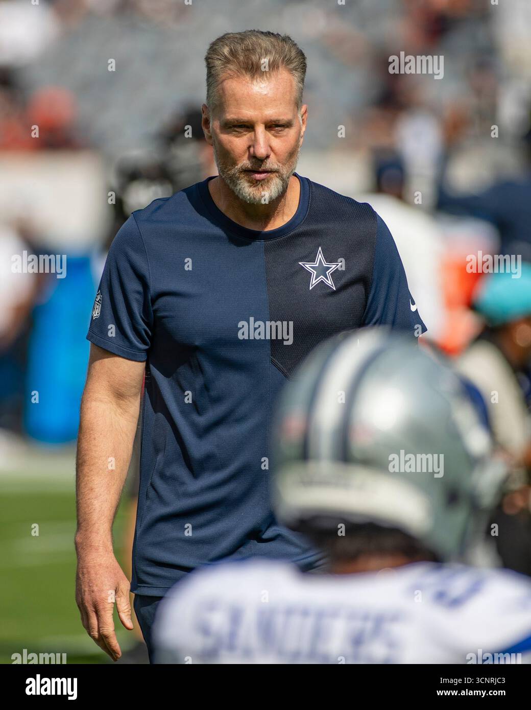 September 21, 2025: Dallas Cowboys defensive coordinator Matt Eberflus ...