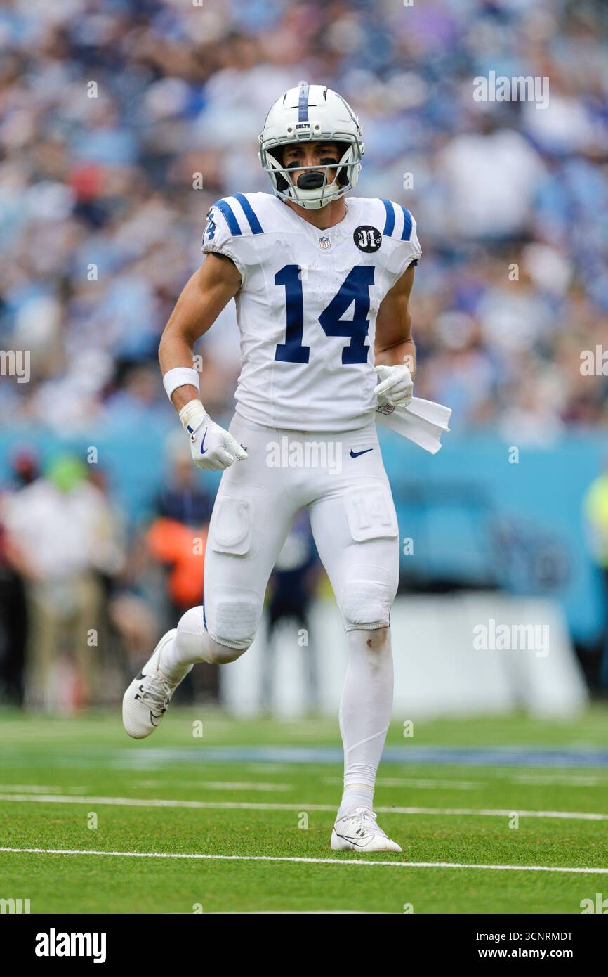 Indianapolis Colts wide receiver Alec Pierce (14) runs in motion during ...