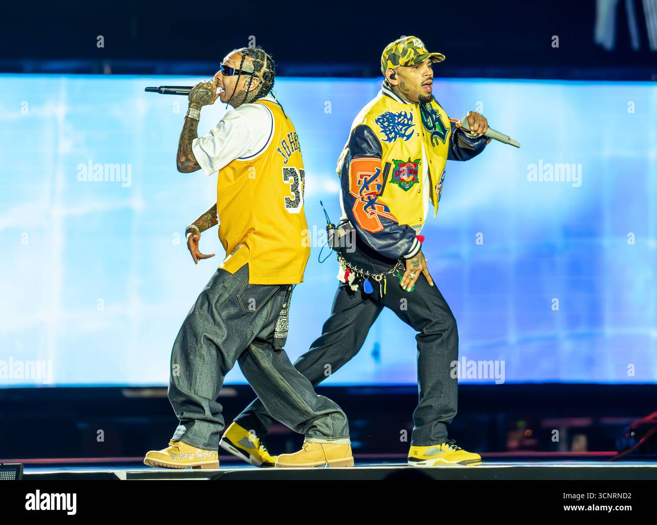 September 14, 2025, Inglewood, California, USA: Rapper TYGA makes a ...